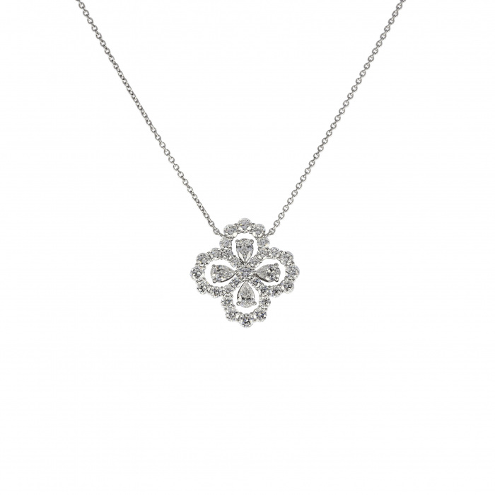 [USED] HARRY WINSTON loop Full motif PEDPRPMEL4C necklace J349926 ...