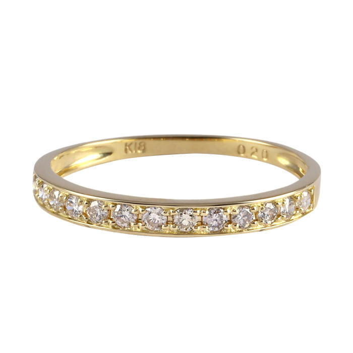 K18イエローゴールド ダイヤモンド リング J363254 | ユキザキセレクトジュエリー