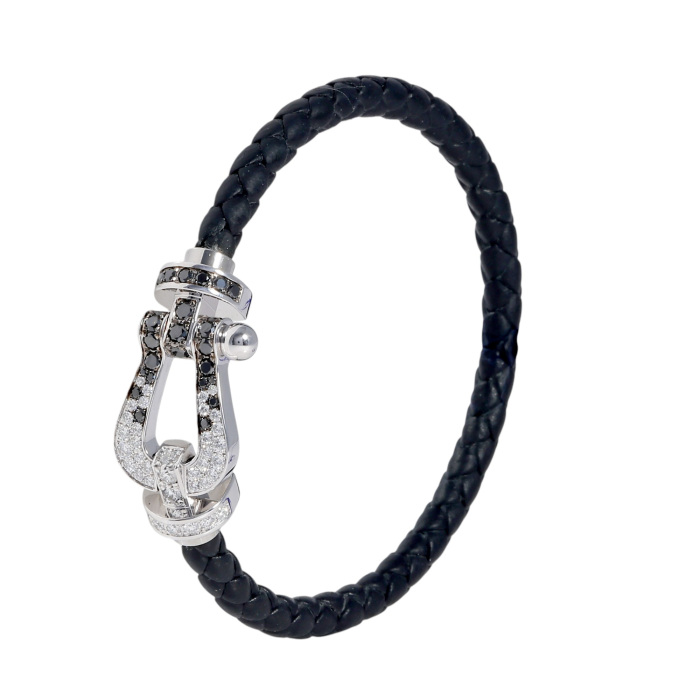 [中古] フレッド フォース10 LM ブラック ホワイト ダイヤ 0B0160.999 ブレスレット J401902 | ジュエリーのゆきざき