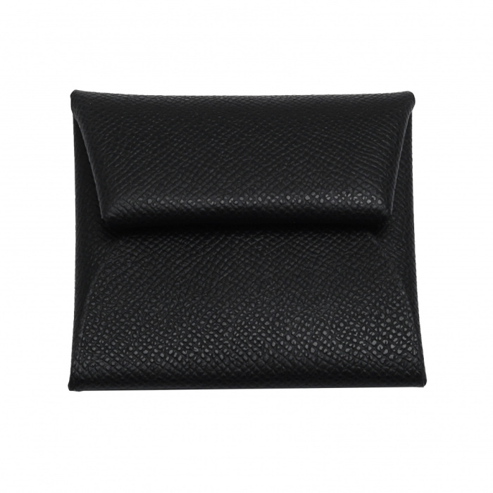 [未使用] エルメス エプソン ブラック シルバー金具 B刻印 男女兼用 財布 R009343 | 財布のゆきざき