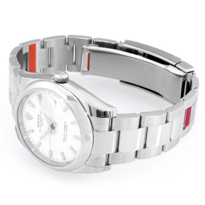 ロレックス オイスターパーペチュアル 115200.WHBOホワイト ステンレス デイト表示 | ゆきざき