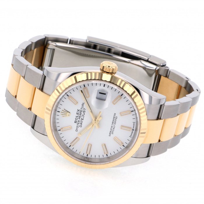 ロレックス デイトジャスト 126233.WHBOホワイト/バー ステンレス デイト表示 | ゆきざき