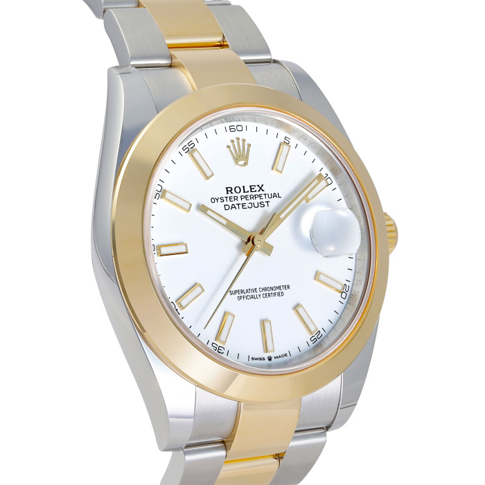 ロレックス デイトジャスト 126303.WHBOホワイト/バー オイスター ステンレス デイト表示 | ゆきざき